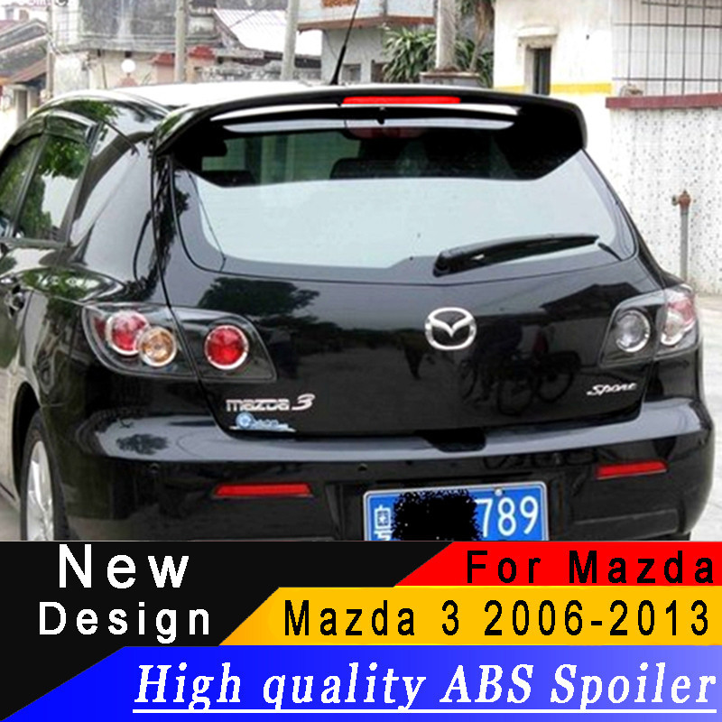 ♦High quality ABS Roof Wing For Mazda 3(BK Series 2) M3 2006-2013 ...