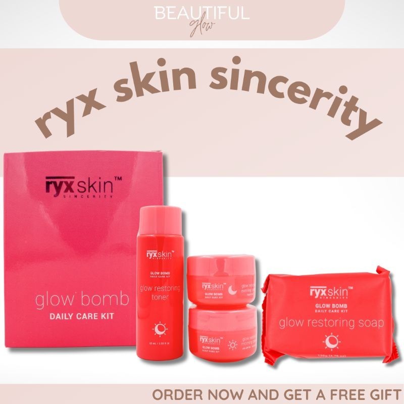 Ryx Skin Glow Bomb Daily Care Kit | Shopee Philippines