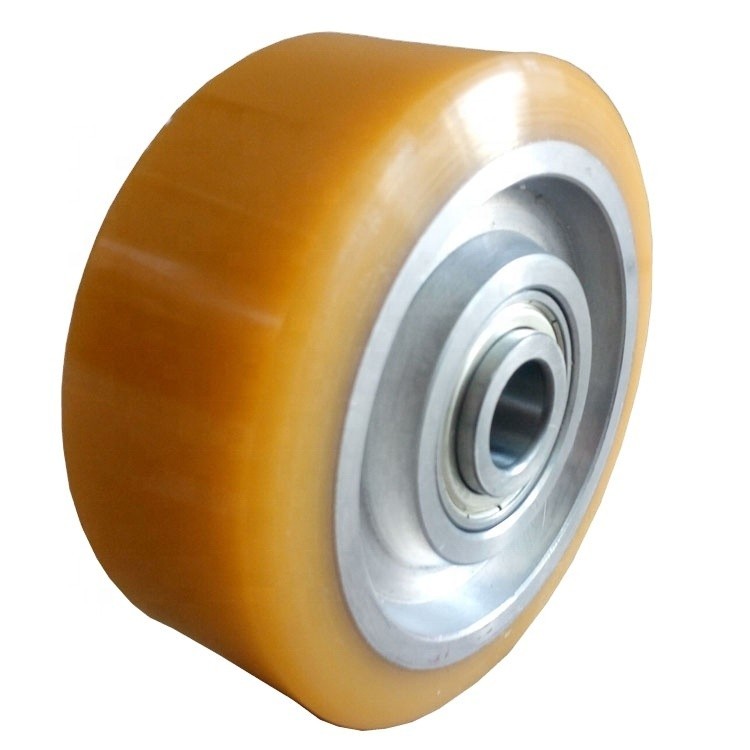140x60/65-25 mm Solid Polyurethane PU Supporting Balance Caster Wheel ...