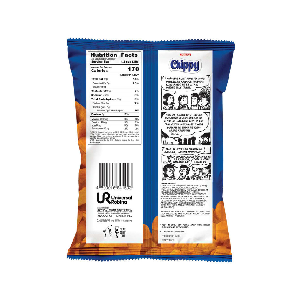 Chippy Chili & Cheese Flavored Corn Chips 108g | Shopee Philippines