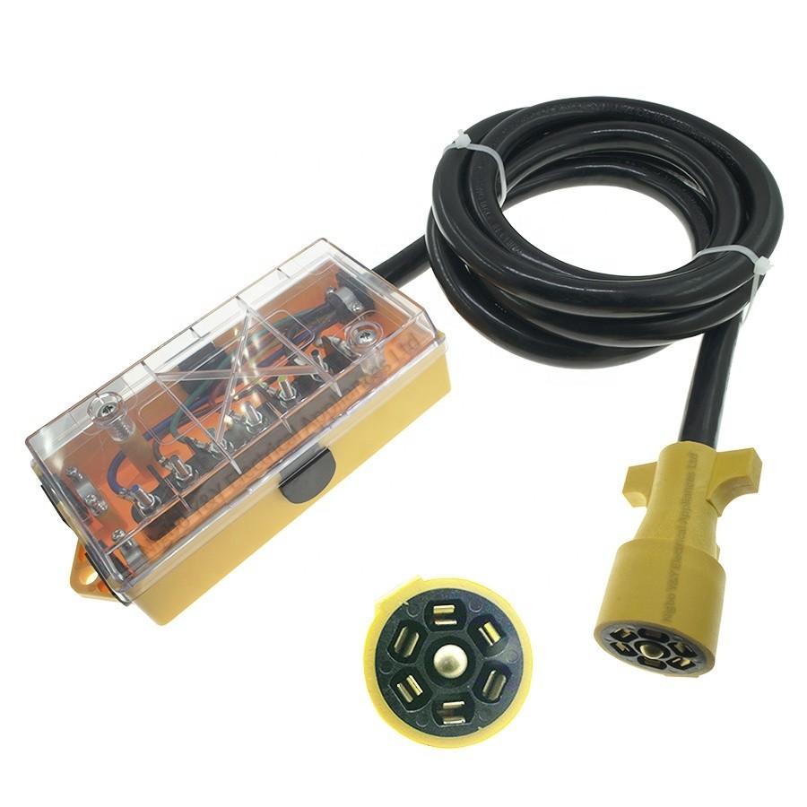 7 Pin Trailer Wiring Harness Kit & Trailer Breakaway Kit, 7 Way Trailer ...