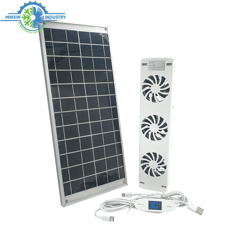 Solar Mini Fan Auto Solar Ventilating fan Auto Car RV Cooling Fan Home ...