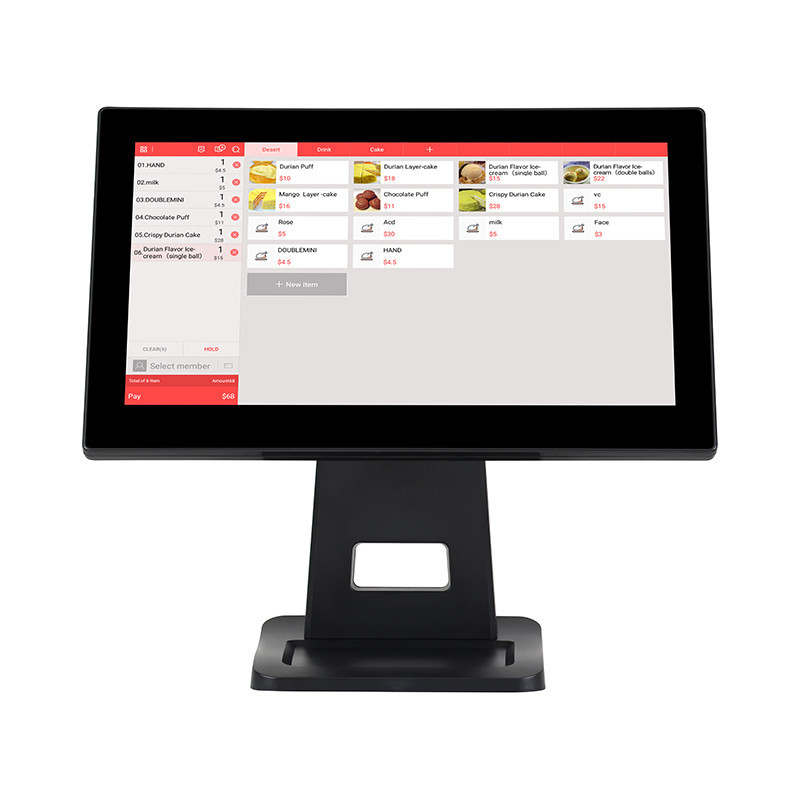 China Pos Machine Manufacturer 15.6 Inch Gas Station Pos System With ...
