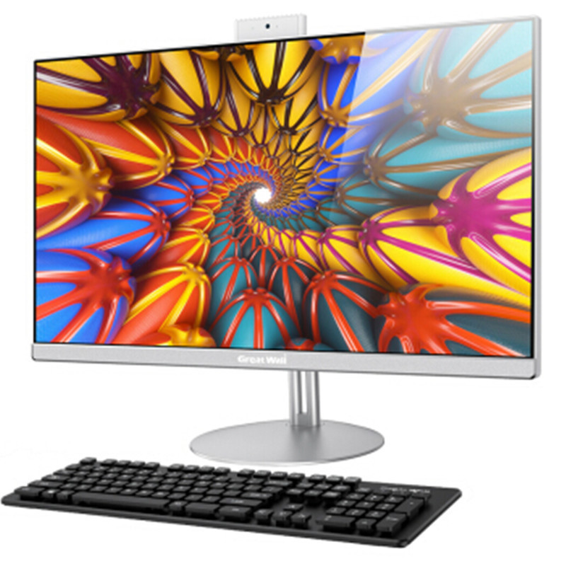 Wholesale 24" all in one PC full set desktop computer lift camera touch ...