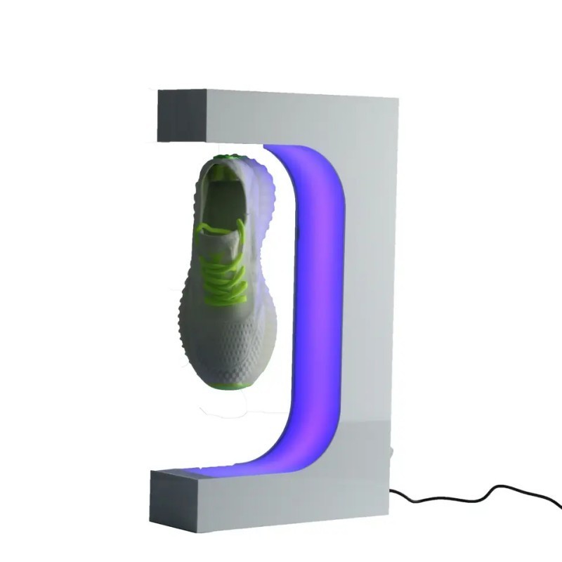Rgb Led Smart Lamp Magnetic Levitating Shoe Display Racks Levitation ...