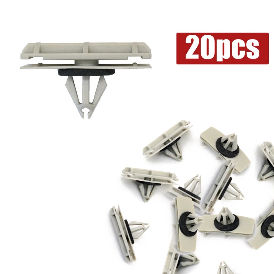 20pcs Auto Fender Flare Moulding Clips Fastener Rivet Retainer Car ...