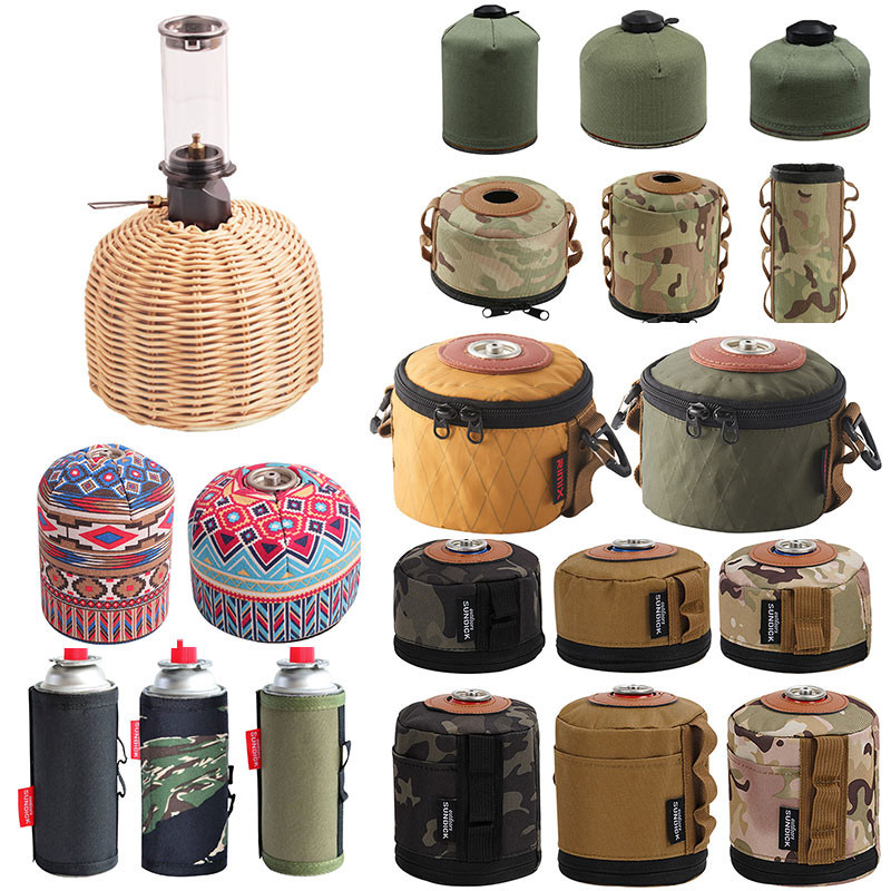S/M/L Ultralight Outdoor Camouflage Camping Gas Tank Cover Protective ...