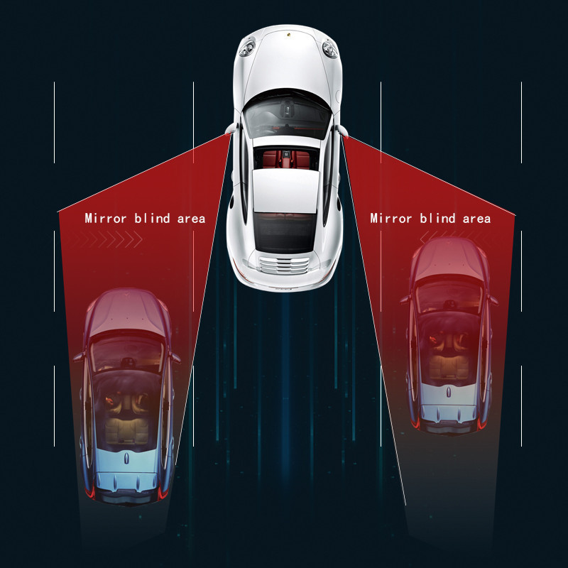 Car Blind Spot Mirror Radar Detection System BSD BSA BSM Microwave ...