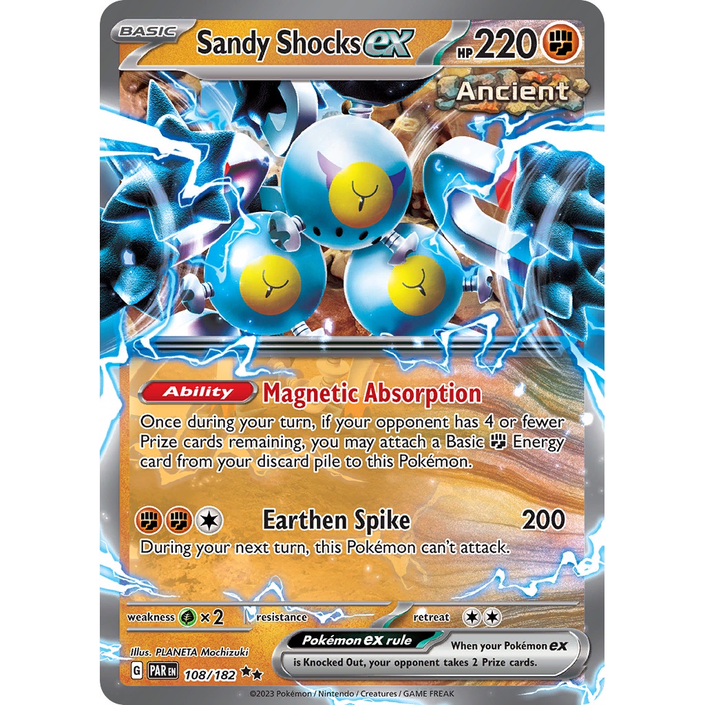 Sandy Shocks ex - 108/182 - Ultra Rare - Paradox Rift - Pokemon TCG ...
