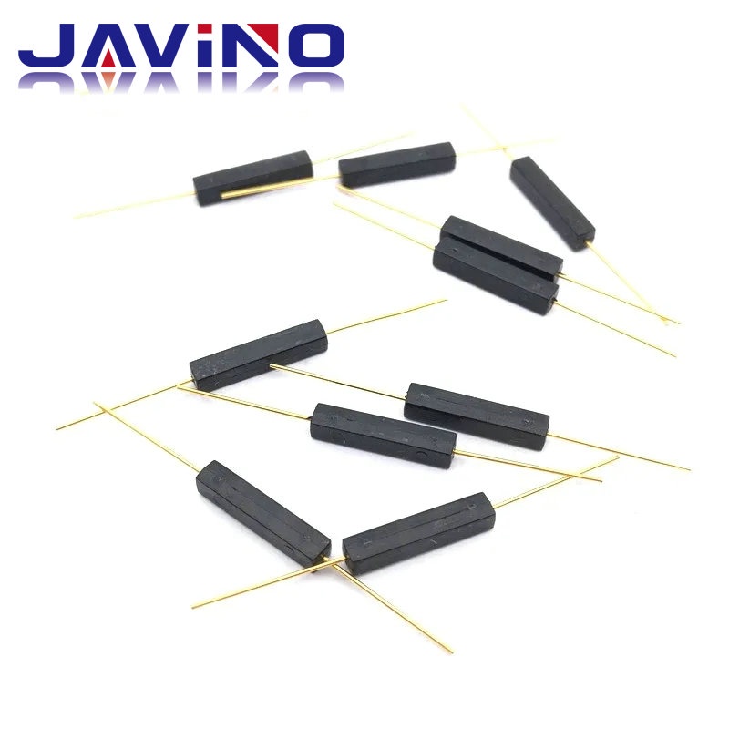 ♦5PCS Plastic Type Reed Switch 2 * 14 Normally Open Magnetic Control ...