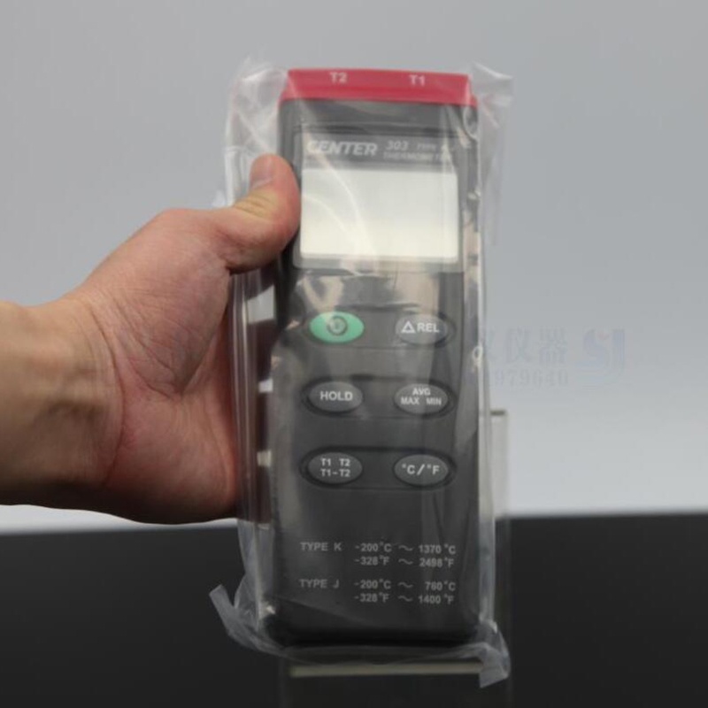 ⓞCENTER-303 Dual Input Thermometer (K/J Type) Dual Display,Dual Input ...