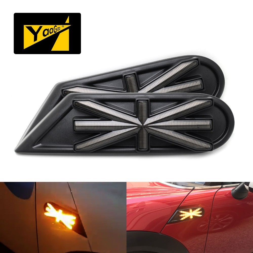 For Mini Cooper R50 R56 R57 R58 Dynamic Blinking Side Marker Lights ...