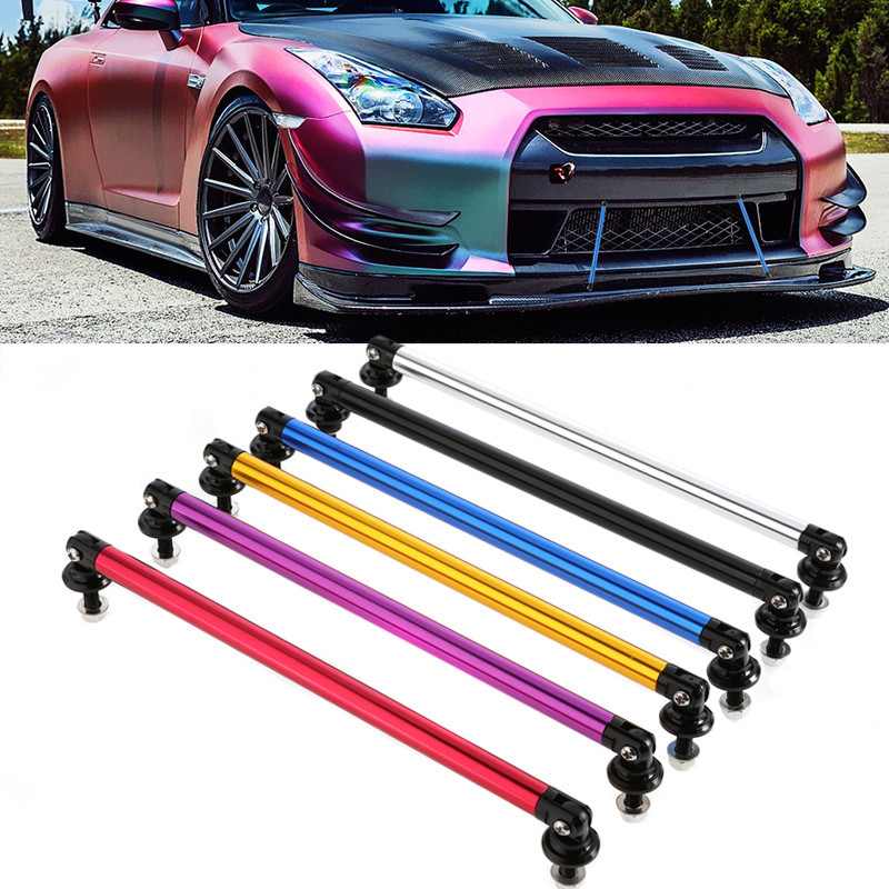 유200mm 2pcs Universal Adjustable Front Rear Bumper Lip Splitter Rod ...