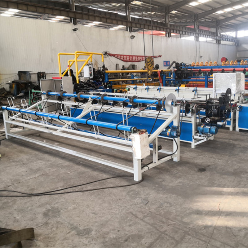 ☃Factory Semi Automatic Wire Mesh Weaving Fencing Making Chain Link ...