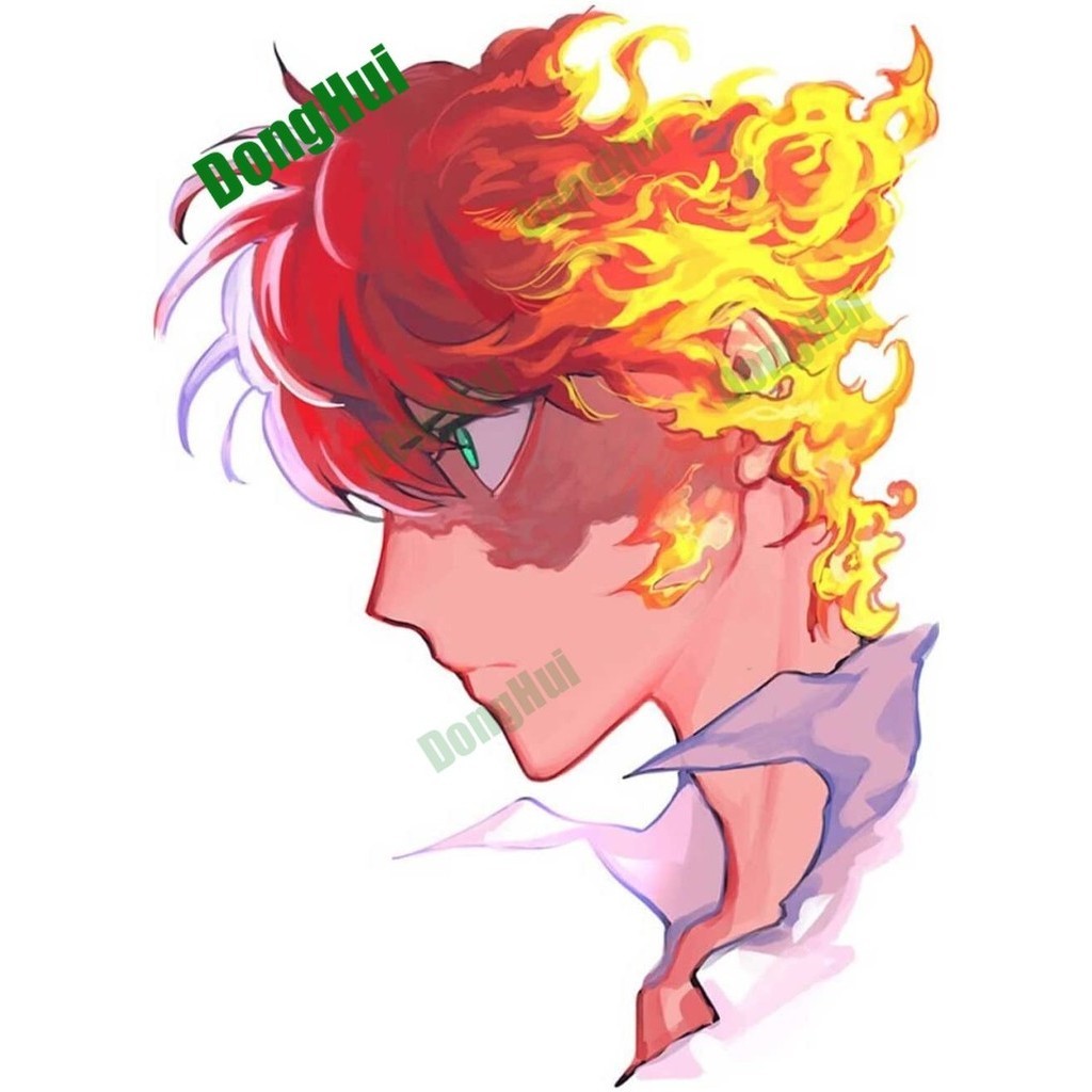 ♦Todoroki Shoto Car Stickers My Hero Academia Anime Camper Laptop ...