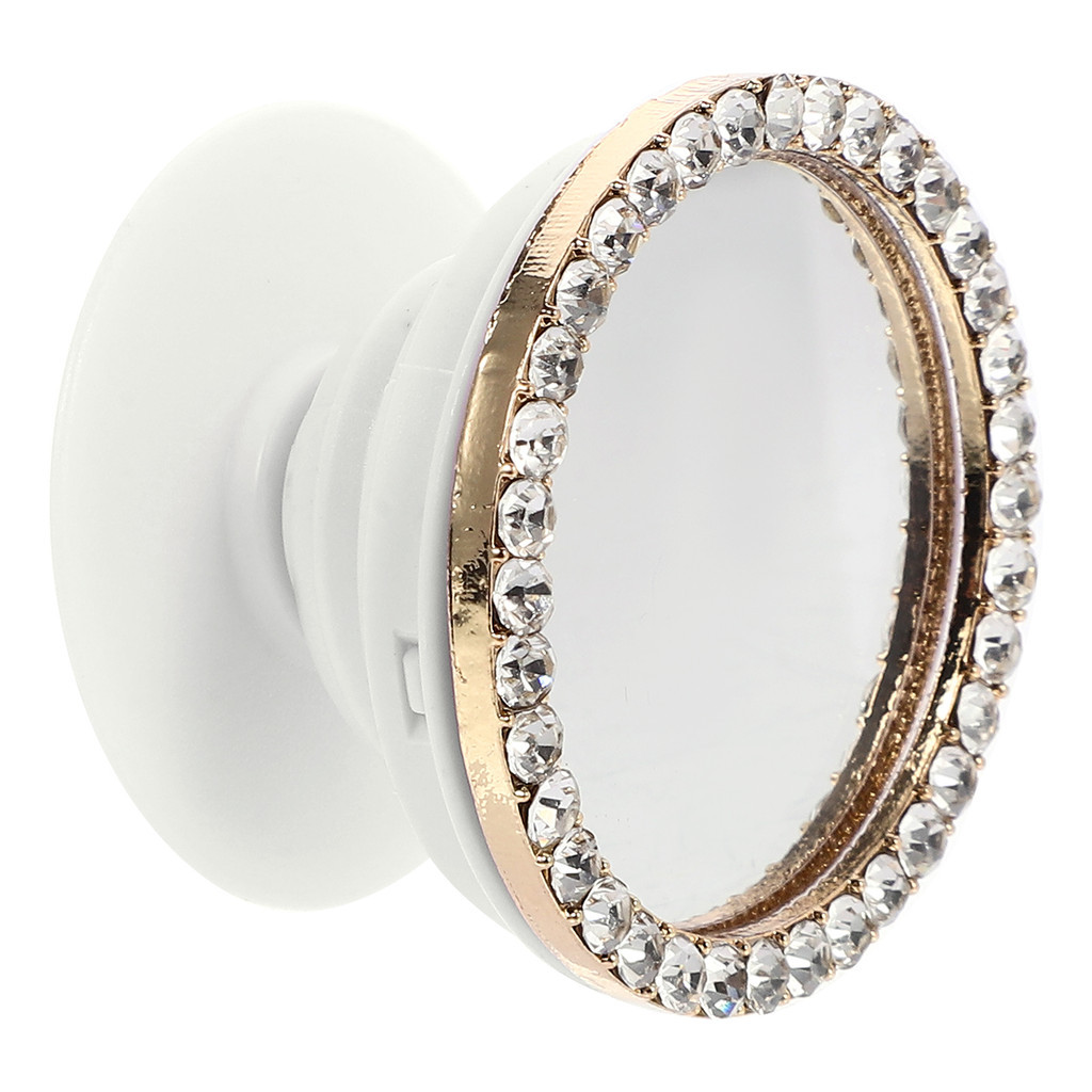 】Mobile Phone Holder Mirror for Selfie Backing of Charm Rhinestone ...