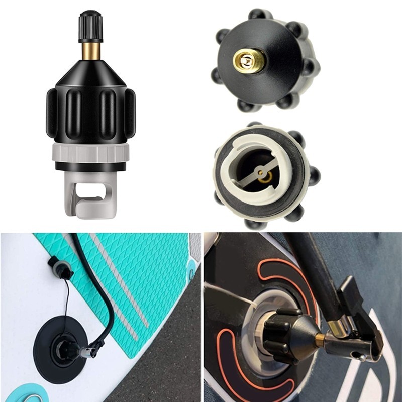 Air Adapter Inflatable Paddle Rubber Boat Kayak Air for Valve Adaptor ...