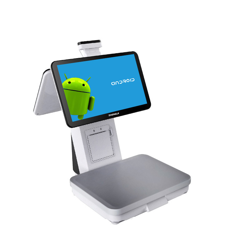 Pos system scale with printer and software retail all in one cash ...