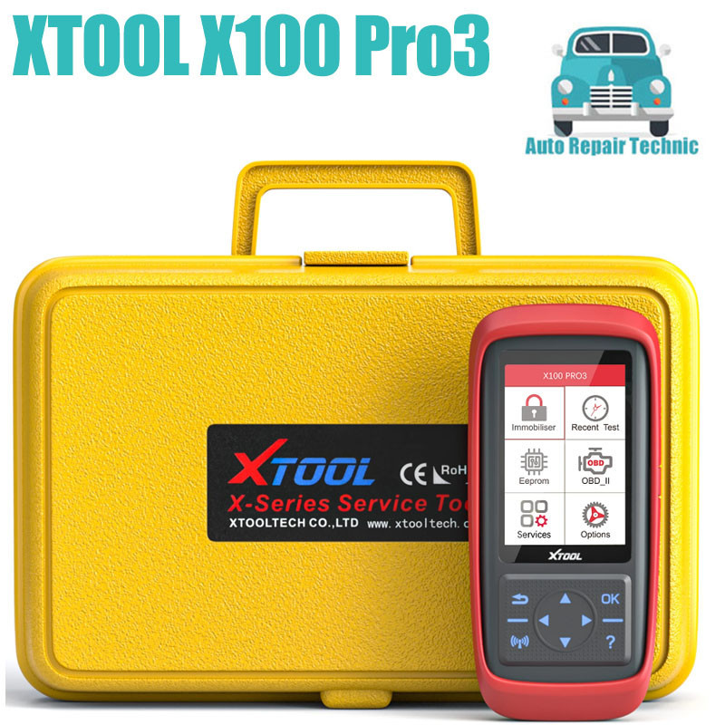 ☑XTOOL X100 Pro3 Professional Key Programmer Car Diagnostics Tools Code ...