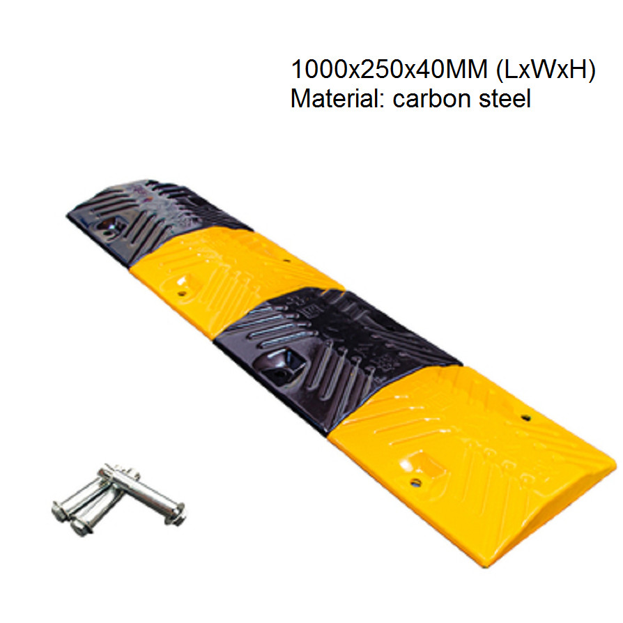 ♝cast steel speed bump ramp Deceleration belt, road speed reducer ...