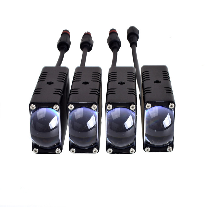 Senlo T1 plus 100W Motorcycle Dual Led Fog Lights Headlights Mini ...