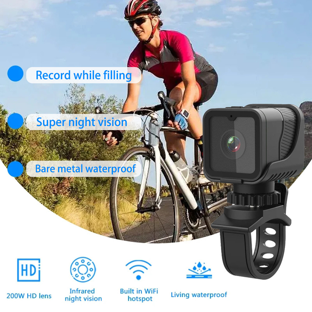 ♥1080p High-definition Portable Sports Mini Camera With Hotspot Wifi ...