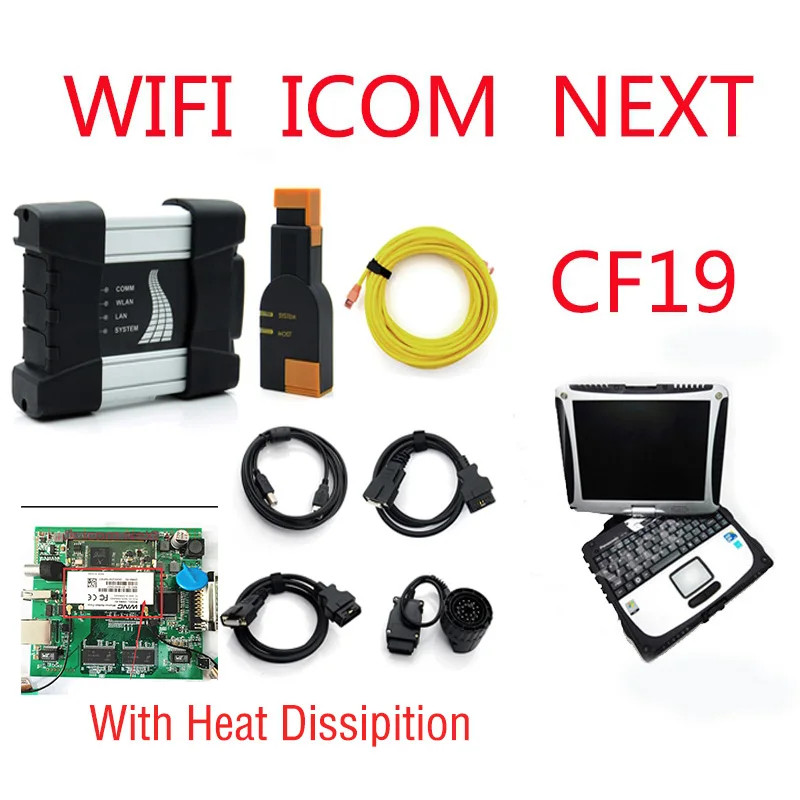 ♡ICOM NEXT ICOM A2+B+C ForBMW car Diagnostic Program Scanner V03/2024 ...