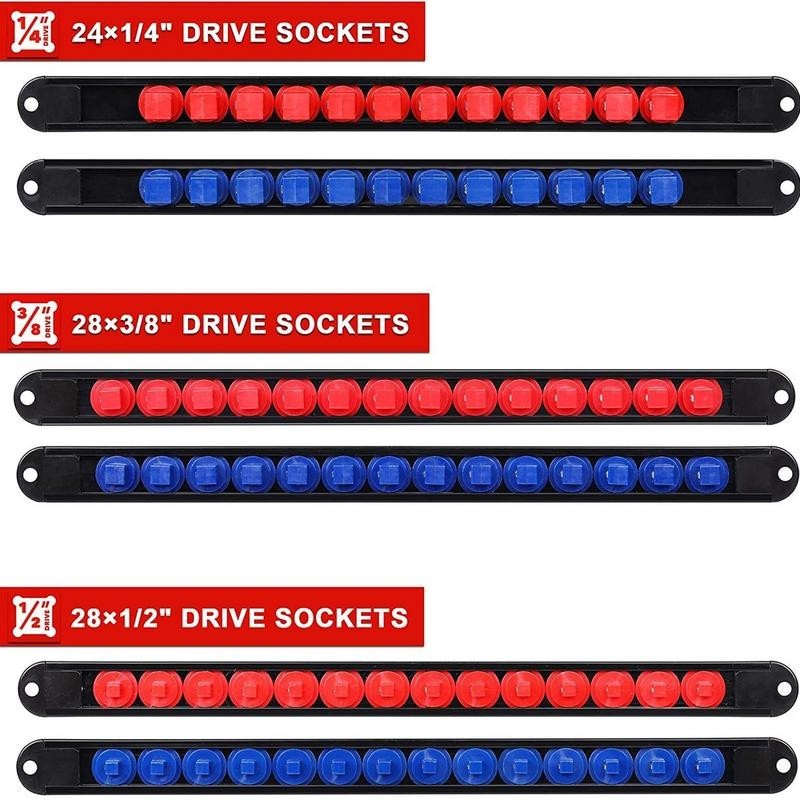 ♣Auto Socket Organizer Tray for Mechanics Car Repair Tool Box ...