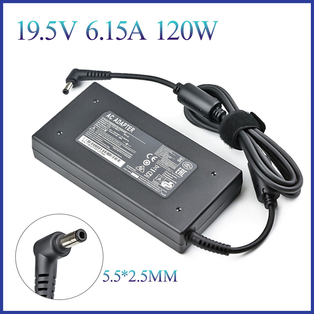 ≈19.5V 6.15A 120W AC Laptop Adapter Charger Power Supply For MSI GE70 GE60 GE72 GS70 GP60 GX60 A ...