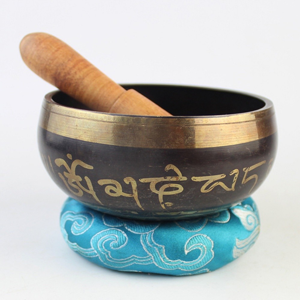 Nepal Buddha Sound bowl Yoga Meditation Chanting Bowl Brass Chime ...