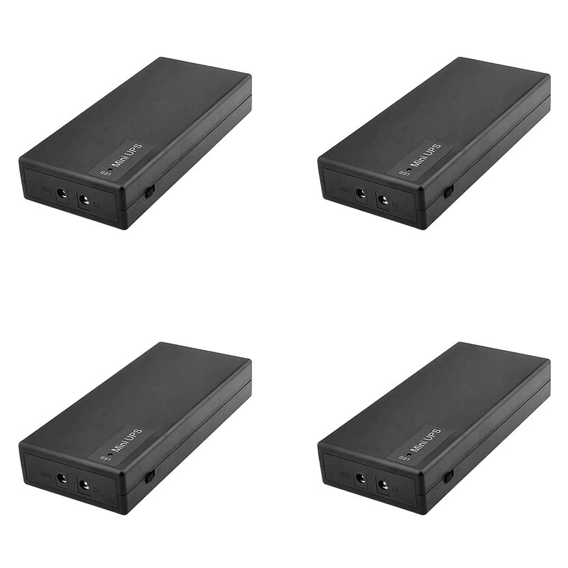 ~4X 5V 2A Uninterruptible Power Supply Mini UPS 12000Mah Battery Backup ...