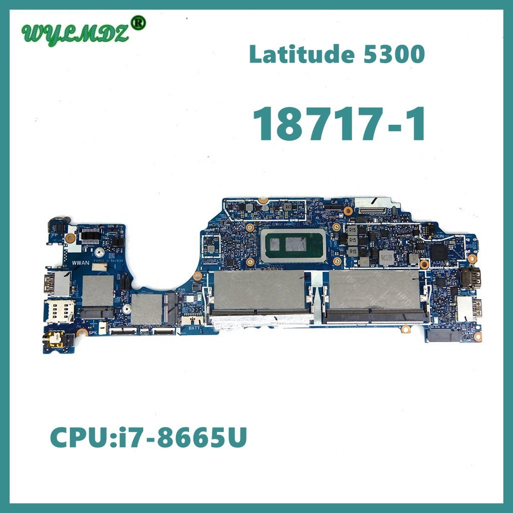 18717-1 With i5-8265U i7-8665U CPU Laptop Motherboard For Dell Latitude ...