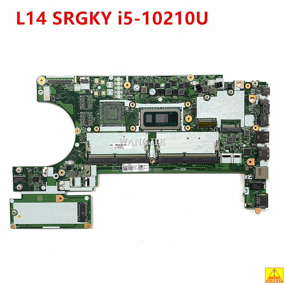 ⋛Used For Lenovo ThinkPad L14 L15 Laptop Motherboard With SRGKY i5 ...