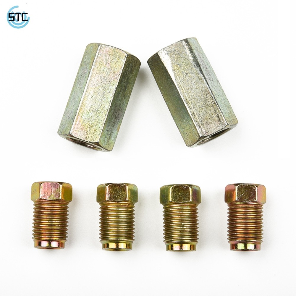 Brake Pipe 2-Way 3/16\" Fittings Accessory Parts Universal Female+Male ...