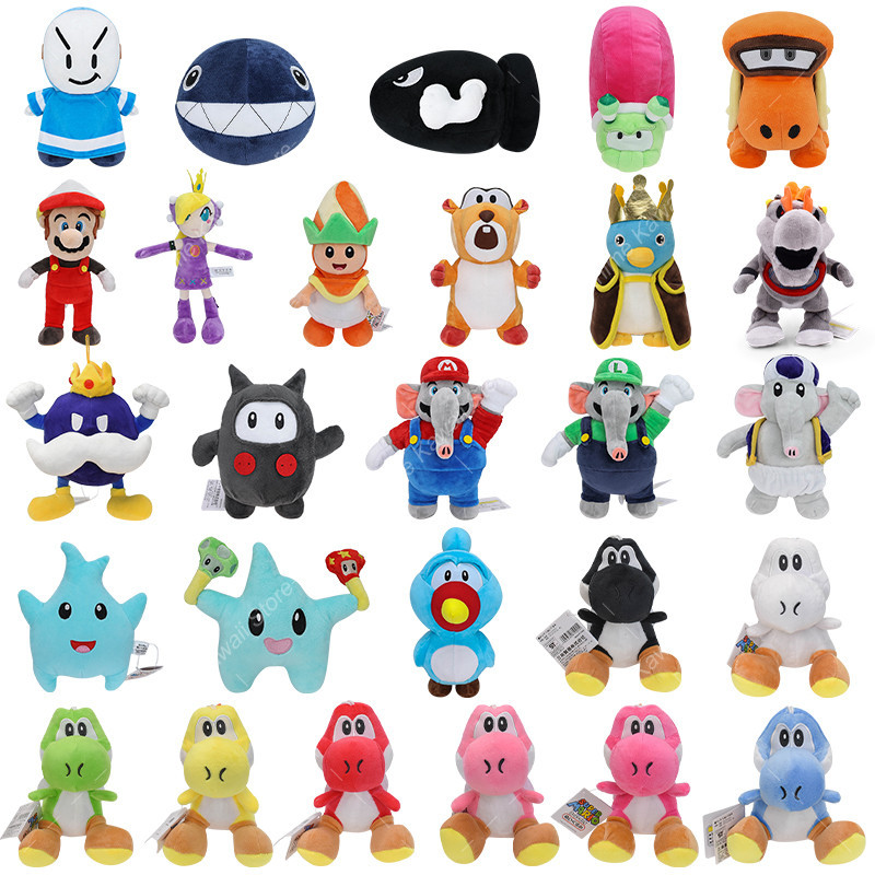 Super Bros Plush Toy Elephant Mairo Luigi Toad Eddy Chomp Armad Bullet ...