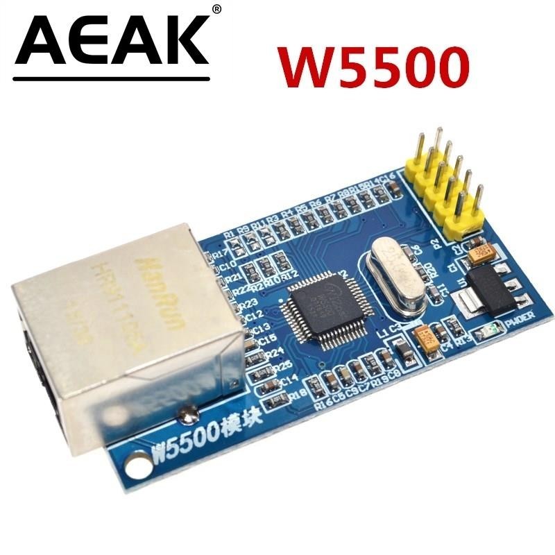 W5500 Ethernet network module hardware TCP / IP 51 / STM32 microcontroller program over W5100 1 ...