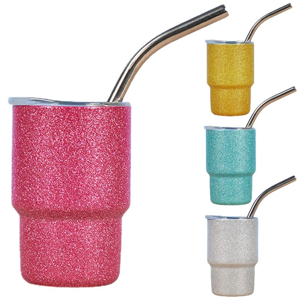 ♜Mini Shot Tumbler with Lid Food Grade Leakproof Heat-Resistant ...