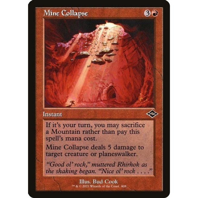 Mine Collapse - Magic The Gathering (MTG) | Shopee Philippines