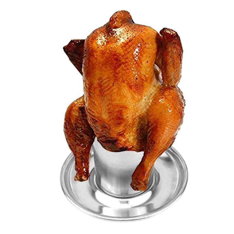 Roasting Chicken Holder Stainless Steel Chicken Roaster Pan with ...