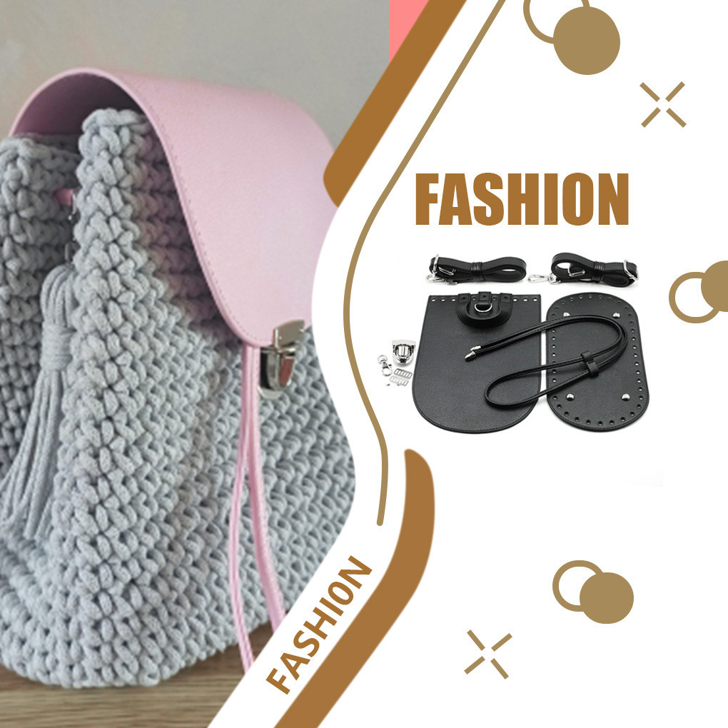 7Pcs/Set Bag DIY Repair Kit Crochet Base Shoulder Strap Set Backpacks ...