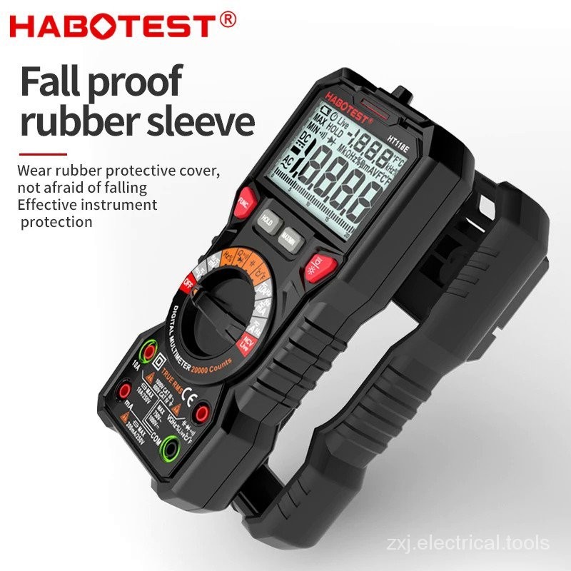 HABOTEST HT118E Digital Multimeter 20000 Counts True Rms NCV HZ ...