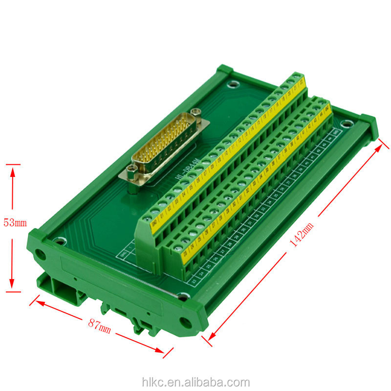 DB44 DR44 Male or Female 44pin port Terminal block adapter converter ...