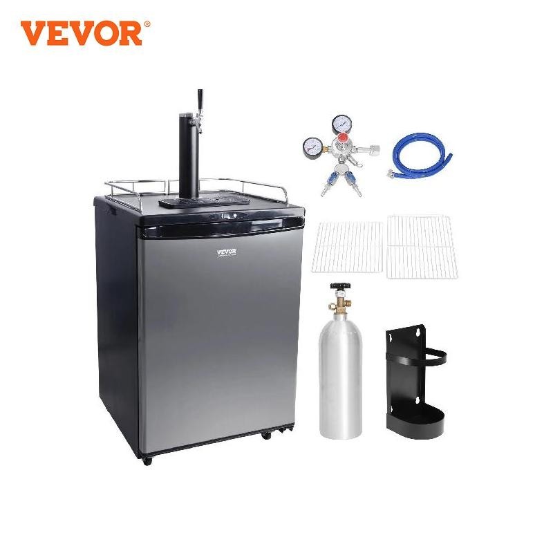 VEVOR 163L Electric Beer Kegerator Beer Cooling Portable Draft Beer ...