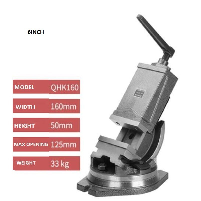 QHK160 High Quality Tilting Machine Vise Tilt And lBase Milling Vice ...