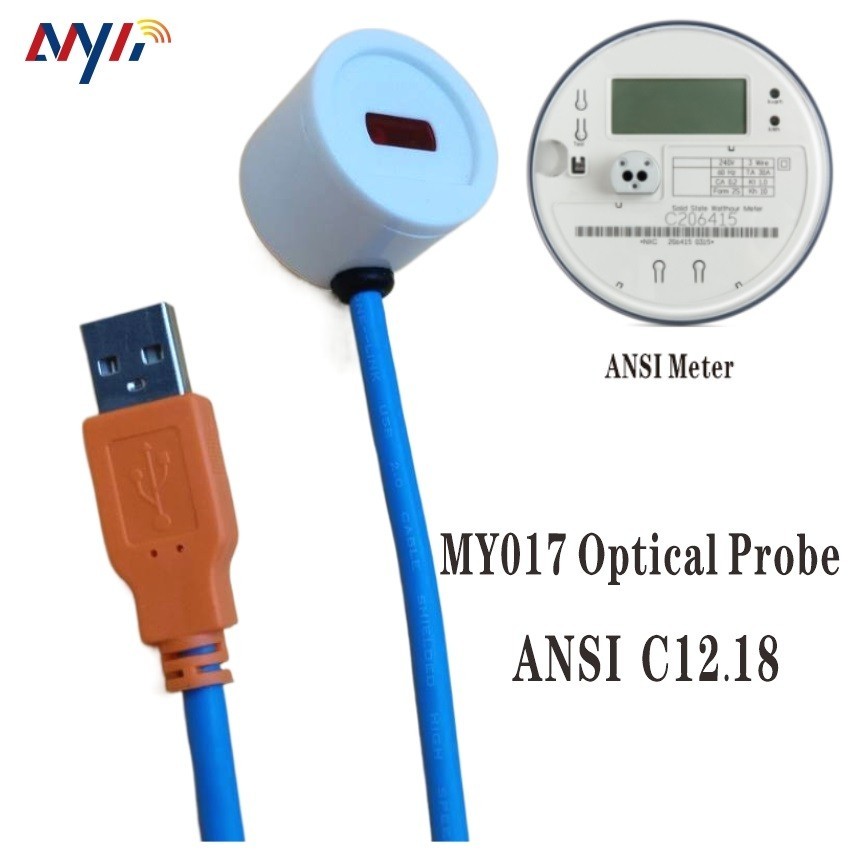 WIN7/8/10/11 USB TO ANSI OPTICAL PROBE C12.18 FOR ROUN SOCKET ENERGY ...