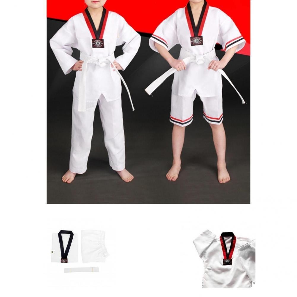☼Poomsae Uniform Useful White Cozy Professional Taekwondo Dobok Clothes ...