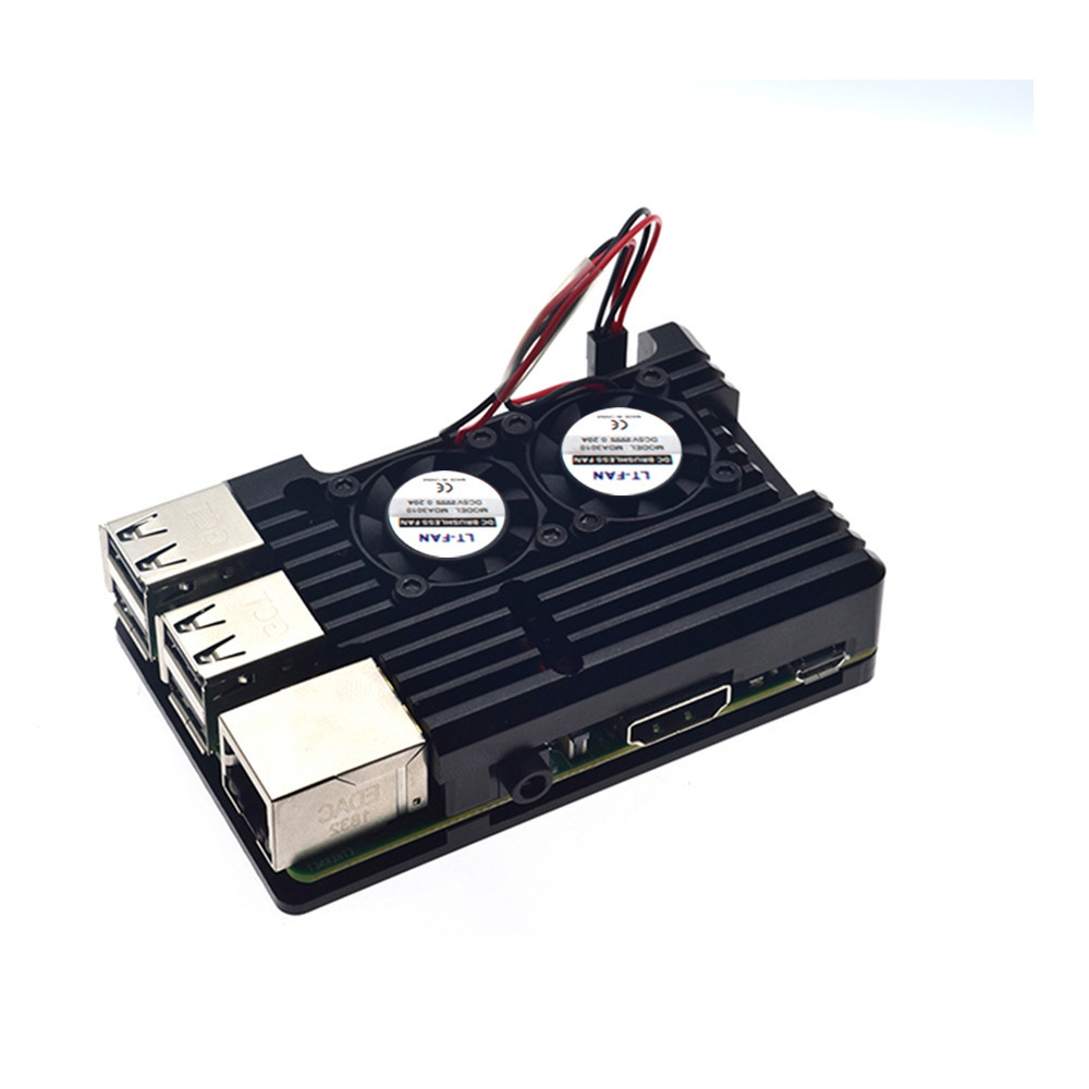 ♠Raspberry pi 4 generation motherboard box Black with fan raspberry pi box Zt | Shopee Philippines