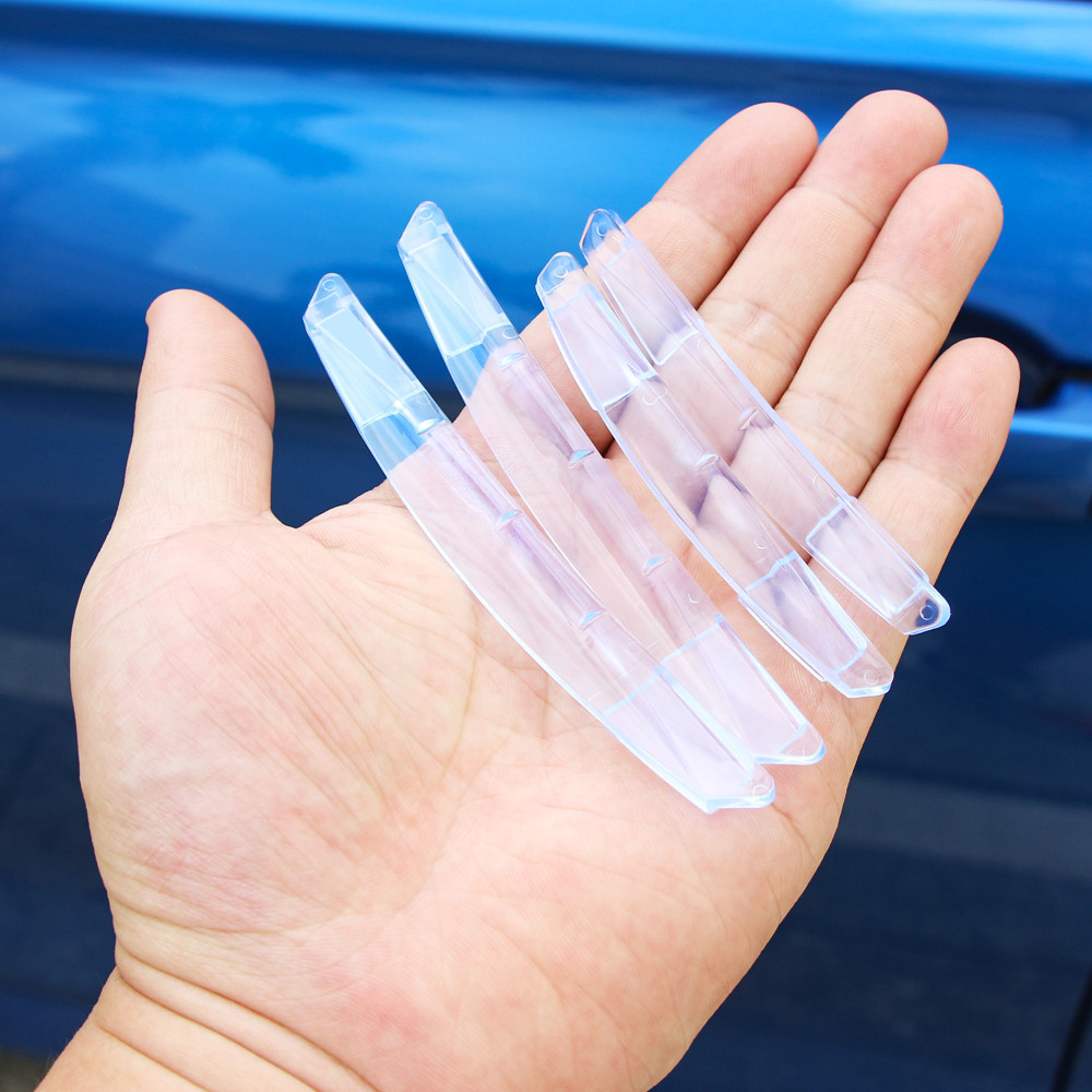 ⊰4pcs Car Door Edge Guards Trim Sticker Protection Strip for Audi A4 A6 ...