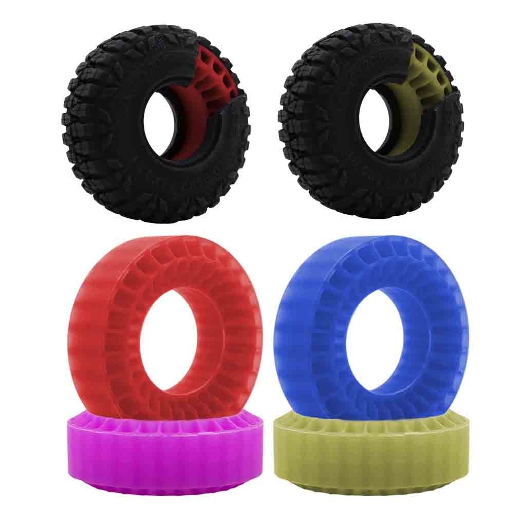 ღWaterproof 1.0’’ Silicone Rubber Tire 55mm Silica Gel Insert Foam For ...