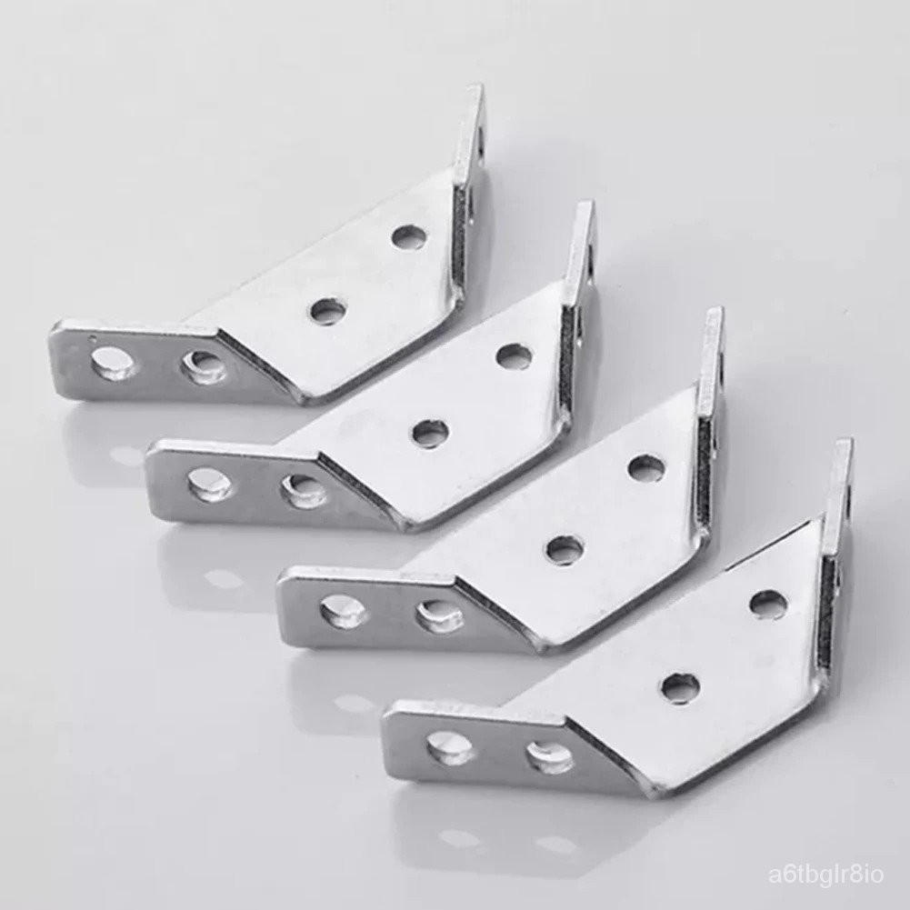 Stainless Steel Angle Corner Brackets Joint Bracket Fastener Furniture ...